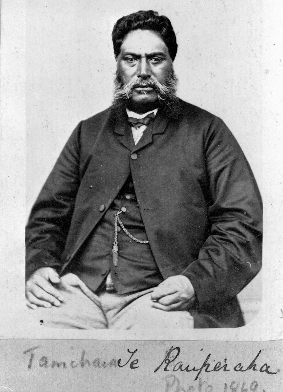 Formal_seated_portrait_of_Tamihana_Te_Rauparaha,_taken_by_an_unknown ...